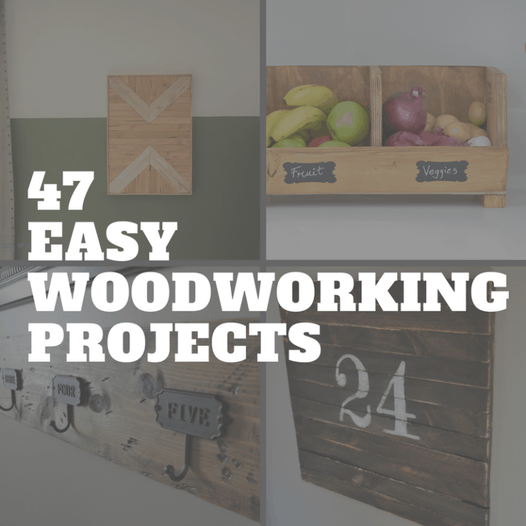 47 Easy Woodworking Projects - Industry DIY