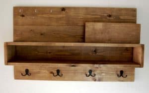 DIY Entryway Shelf and Coat Rack Plans - Industry DIY